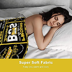 Bus Driver Gifts Blanket, Bus Driver Appreciation Gifts, School Bus Driver Gifts for Men Women, Birthday Gifts for Bus Driver, Thank You for School Bus Driver Back to School GiftsThrow Blanket 60"x50"