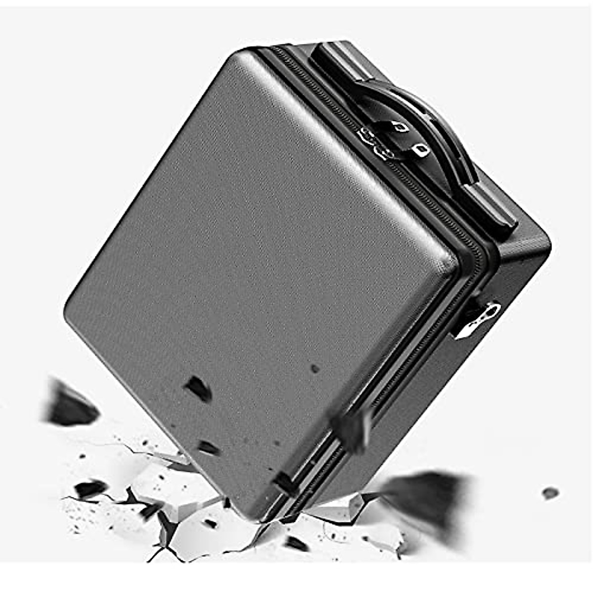 Azicok Carry Case for Nintendo Switch, Hard Shell with 24 Game Cartridges, Switch Consoles, Pro Controller & Accessories Protective Carrying Case for Travel, Black