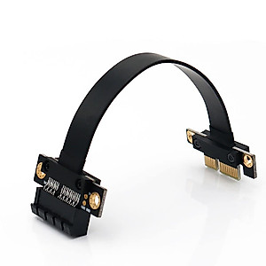 Mustpoint PCI-e PCI Express 36Pin 1X Extender Extension Cable with Gold-Plated Connector