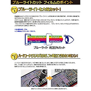 PDA Workshop Surface Duo 2 Blue Light Reduction (Glossy) Protective Film, Set of 2 Screens, Made in Japan