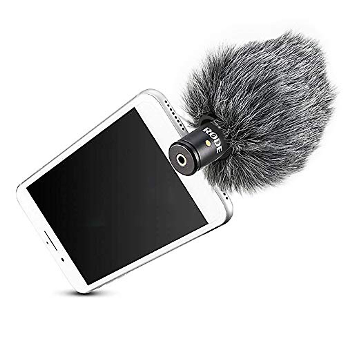 YOUSHARES Pop Filter for Rode VideoMicro and VideoMic Me Me-L, Deadcat Windscreen Custom Outdoor Windscreen Wind Shield Mic Windshield Muff Fur