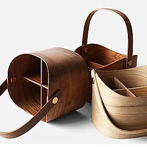 Makeup Organizer Wooden Cosmetics Storage Box Makeup Organizer Holder with Drawers Desktop Sundries Storage Box for Lipsticks, Jewelry, Nail Care, Skincare Cosmetic Storage Box (Size : C)