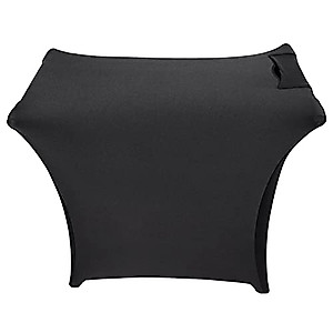 Rockville RSC5B Universal Black DJ Scrim Cloth Cover For X Stand+Carry Bag
