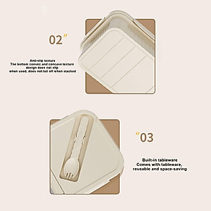 Sealed Food Containers - Anti Skid Container, Non Slip Large Capacity Container | Space Saving Food Containers With Cutter, Sealed Kitchen Food Organizers For Slicing Onions