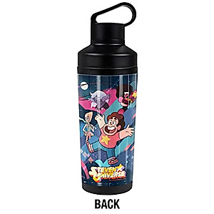 Steven Universe OFFICIAL Group Shot 18 oz Insulated Water Bottle, Leak Resistant, Vacuum Insulated Stainless Steel with 2-in-1 Loop Cap