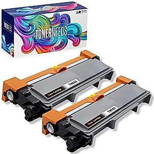 TONERNEEDS TN 660 Toner Cartridge - Black Ink Replacement Cartridges for TN660 & TN630 - High Yield Use - Compatible with Brother Printer HL-L2300D, HL-L2340DW, MFC-L2680W, MFC-L2740DW - (Pack of 2)