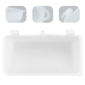 Hemoton 5PCS Bird Feeder Bird Food Feeding Cup Pet Bird Waterer Plastic Water Feeder Hanging Bowl for Poultry Parrot Pigeon Cage