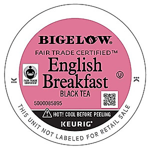 Bigelow Tea English Breakfast Black Tea Keurig K-Cup Pods, Box of 12 (Pack of 6), Caffeinated Black Tea, 72 K-Cup Pods Total