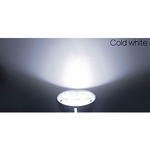 K JINGKELAI MR16 LED Bulbs 3W 12V Cool White 6000K Bulbs GU5.3 Base 35W Halogen Equivalent Not Dimmable 60 Degree Beam Angle LED Spotlight Bulbs for Landscape Recessed Lighting, 6 Pack