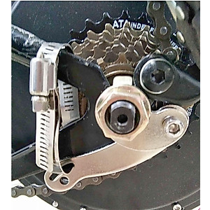 LGEGE Torque Arm Conversion Kit 2 Sets, Compatible with Most Electric Bicycle, Universal Protective Accessories for e-Bike Front or Rear Hub Motors (Not Exceed 14mm)