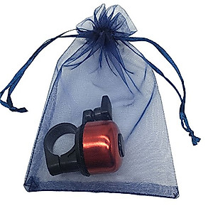 COTOSEY Sosam 100PCS 3x4 Inches Organza Drawstring Pouches Jewelry Party Wedding Favor Gift Bags (3x4, Navy Blue)
