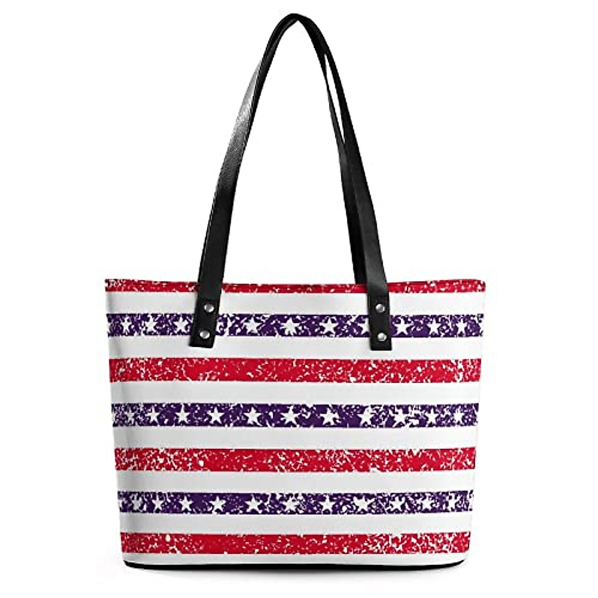 Womens Handbag Stripes Leather Tote Bag Top Handle Satchel Bags For Lady