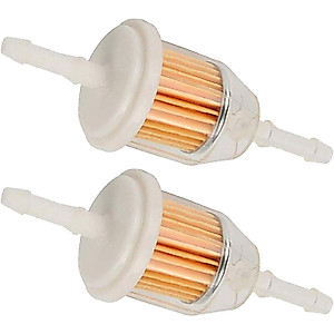 LiXueche AM116304 Fuel Filter For 1/4"" and 5/16"" Fuel Line Replaces 71-5960 120-436 GY20709 38666 149-2206-01 21541500 98021 25 050 22-S for J-ohn D-eere K-ohler 120-436 GY20709（2pcs）, sdf123