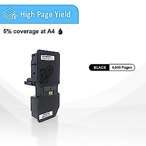 Compatible Toner Cartridge TK5242 TK-5242 Black 4000 Pages for Kyocera ECOSYS P5026cdn P5026cdw M5526cdn M5526cdw Laser Printers