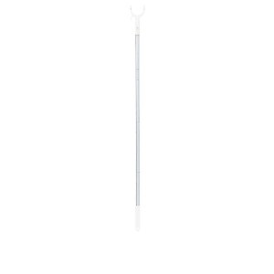 AGOEIN 4 Section Connecting Aluminum Pole with Hook Handle,Adjustable from 26 to 47.5-Inch, White