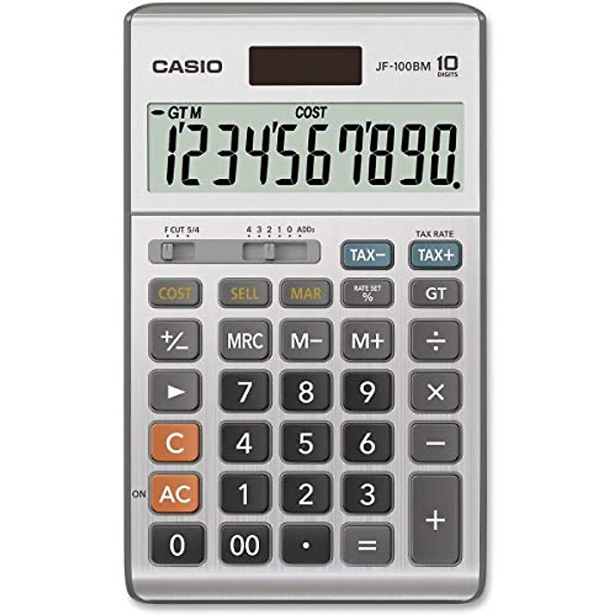 Casio Inc. JF-100BM Standard Function Calculator,Multicolor