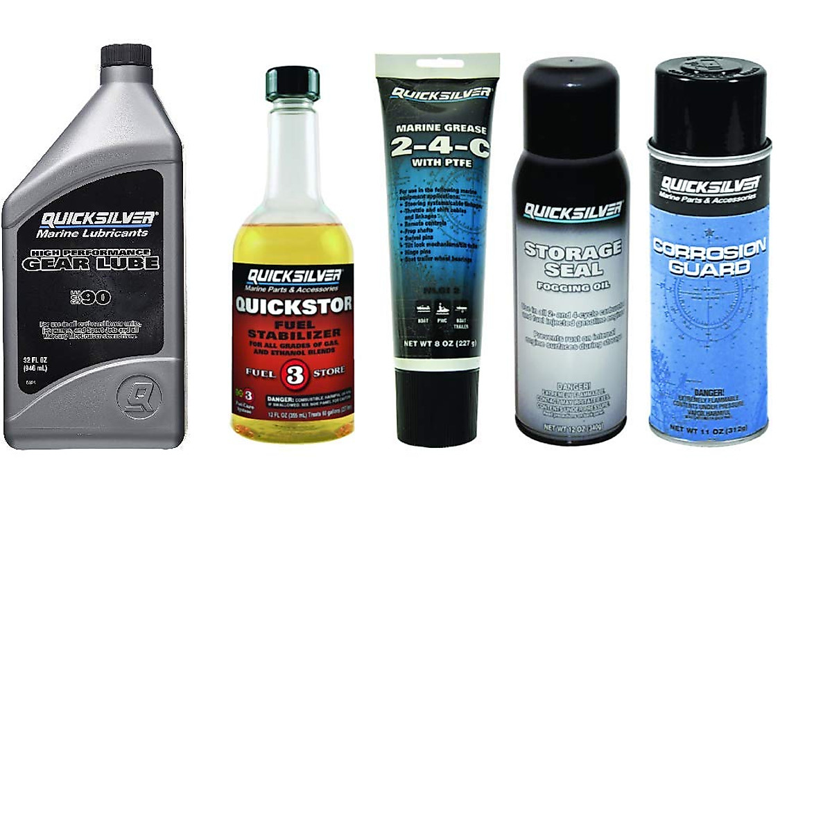 MERCURY QUICKSILVER OEM Outboard Winterization & Storage Essentials Kit #1