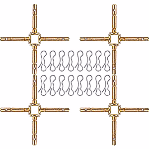 dawnow Replacement Shear pins and Split pins are Suitable for Cub Cadet 738-04124 and 714-04040 MTD Snow blowers (16 Pack)