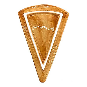 Butt Bat Ceramic Pizza Slice for Home or Restaurant Decoration and Display