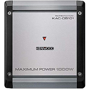 Kenwood KAC-D5101 1000W Max Power 4-Ohms Mono Amp Class D