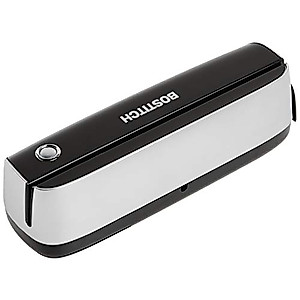 Bostitch Office Electric 3-Hole Punch, AC Adapter or Battery Powered, Max Sheet Capacity 12 Sheets, Black (EHP3BLK)