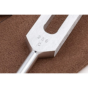 Body Tuners Tuning Forks - 256 hz and 384 hz (C&G) for Healing by Omnivos, Use for Relaxation and Meditation, Reduce Stress, Made in the USA