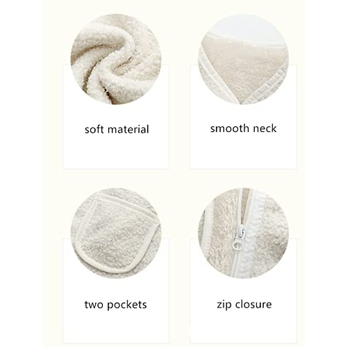 warmstraw Baby Boys' Winter Vest Soft Warm Zipper Closure Fleece Jackets Vests Outfit Coat Sleeveless Blue for 2-3T