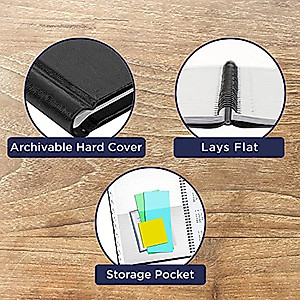 AT-A-GLANCE 2022 Monthly Planner by AT-A-GLANCE, 8" x 11-3/4", Large, Hardcover, DayMinder, Black (G470H00)