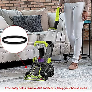 MEROM Vacuum Replacement Belts for Bissell Model 2910, 2190W, 2987, 2806, 28062, 28068, 29878, 29879, Fit PowerForce/TurboClean PowerBrush Pet Carpet Cleaner (2 Pack)
