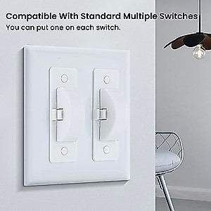 Switch Cover-Light Switch Cover-Light Switch Cover Guard-Light Switch Guard-Light Switch Cover Child Proof-Child Proof Light Switch Cover(White,1pc)