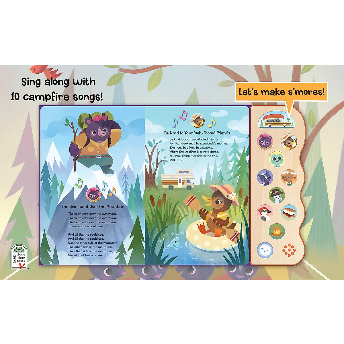 Campfire Songs : 11-Button Interactive Children's Sound Book (Early Bird Song) (Early Bird Song, 11B)