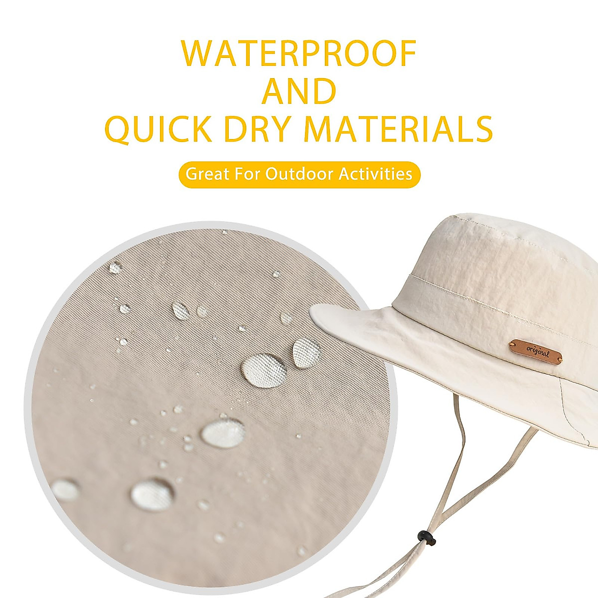 SOMALER Sun Hats for Women Wide Brim UPF50+ Outdoor Beach Hat Packable Summer Fishing Hiking Hat