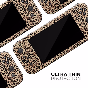 Design Skinz - Compatible with Nintendo Switch Lite - Skin Decal Protective Scratch-Resistant Removable Vinyl Wrap Cover - Brown Vector Leopard Print