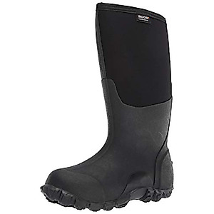 Bogs Men's Classic High-M Waterproof Insulated Rain Boot, Black, 16 D(M) US