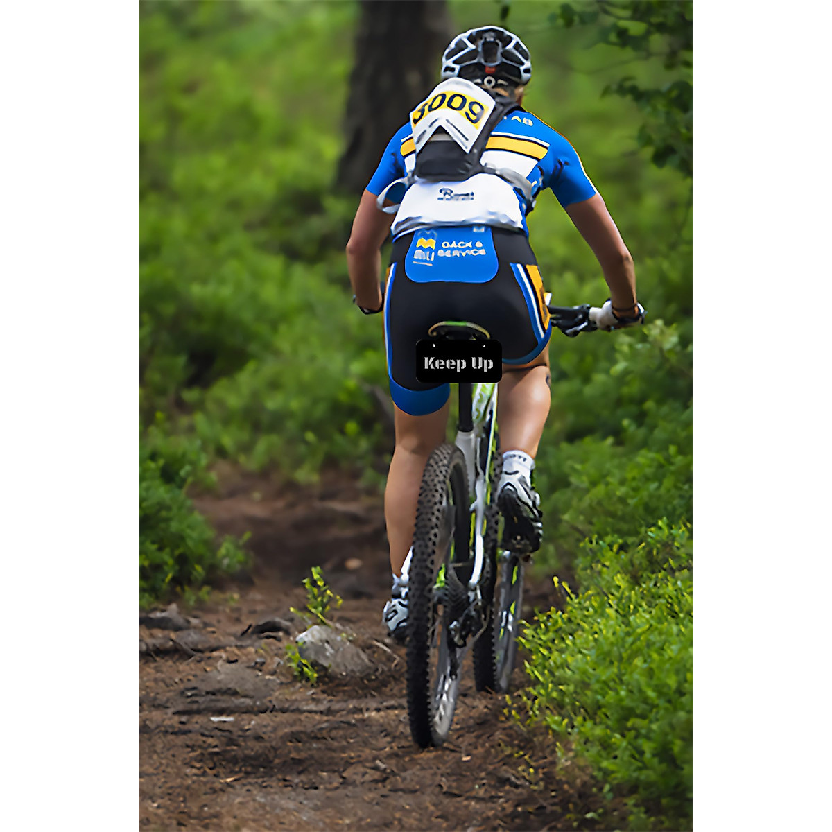 Carpe Diem Designs Customized Bicycle Size License Plate | Bike 3X6 | 5 Sizes | Personalized for Bicycle, Wagon, Wheelchair, Kids Toys | Made in The USA .032 Thick Aluminum