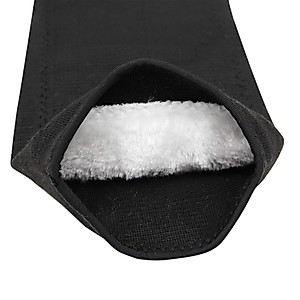 JUMISEE Men Women Warm Fleece Lined Knee Brace Leg Warmer Thermal Leg Sleeve Knee Support for Arthritis Pain Relief Yoga