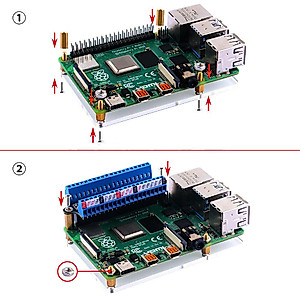 Mini Terminal Hat Expansion Board for Raspberry Pi 4B/ 3B+/ 3B/ 2B