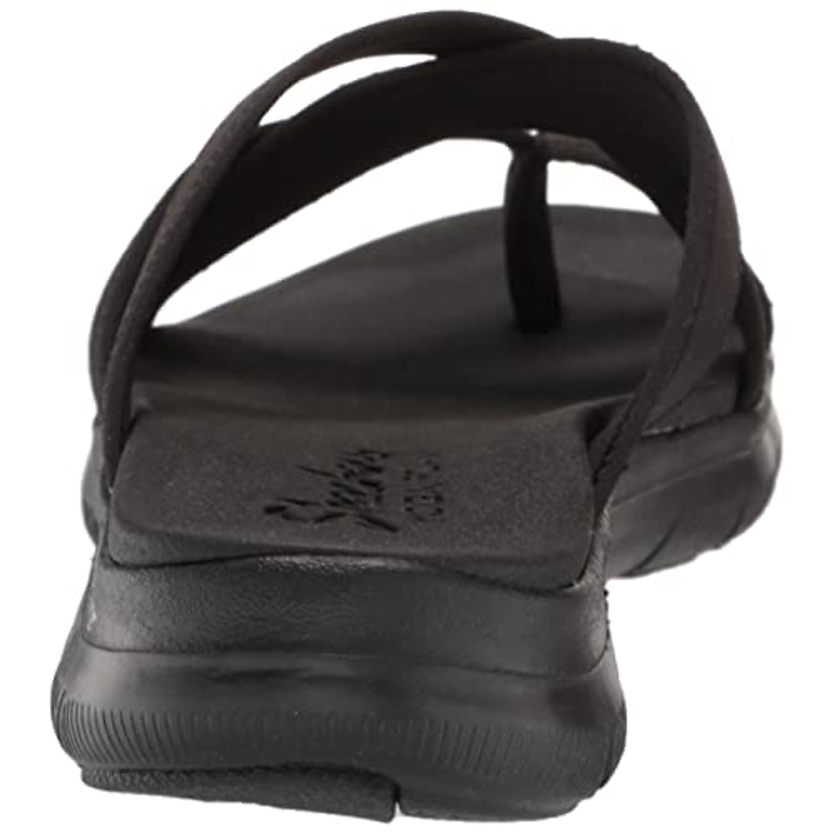 Skechers Women's Sporty Sandal Sport, Black/Black, 8