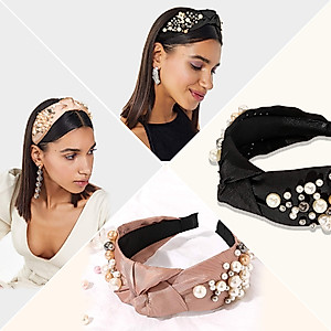 Ivyu Headbands for Women Head Bands - 6 Diademas Para Mujer De Moda Padded Hair Accessories Hairbands for Girls No Slip Fashion Cute Headband Gift for Women