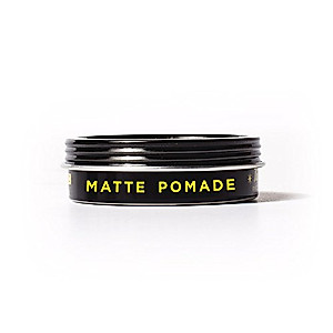 BYRD Hair Matte Pomade - Medium Hold, No Sheen, For All Hair Types, Mineral Oil & Paraben Free, Phthalate & Sulfate Free, Cruelty-Free, Water Based, 3.35oz