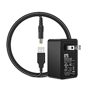 FITE ON 5V AC/DC Adapter + USB Cable Replacement for Launch CRP123X CRP129X CRP123E CRP129E Diagnostic Scanner Tool UL Listed