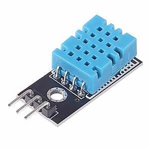 6pcs DHT11 Temperature Humidity Sensor Module Digital Temperature Humidity Sensor 3.3V-5V with Wires, Humidity Measure Range 20%-95% Temperature Measure Range 0-50℃