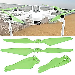 RC Drone Propeller, Flexible 2 Pair Bright Color Practical RC Propeller for Hubsan(Green)