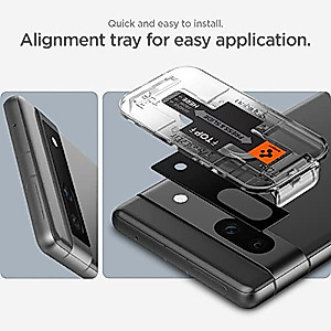 Spigen Camera Lens Screen Protector [GlasTR EZ FIT Optik] Designed for Pixel 7a [Case Friendly] - [2 Pack]