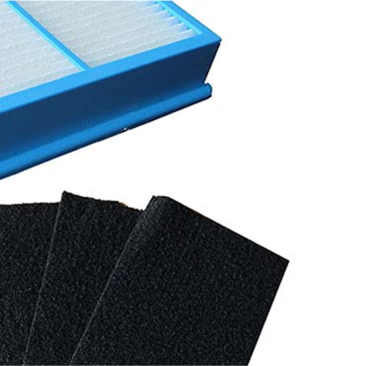 JFLRGE Suitable for Holmes Aer1 air Purifier, Filter air Purifier HAPF30AT and HAP2-NUC-41.2 Inch x 10 Inch x 4.6 Inch (2 Filters + 4 Carbon Filters), Blue