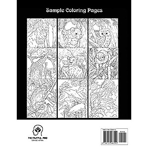 100 Wildlife Scenes: An Adult Coloring Book Featuring 100 Most Beautiful Wildlife Scenes with Animals, Birds and Flowers from Oceans, Jungles, Forests and Savannas