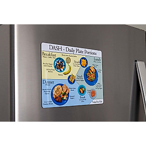 Dash Diet Reference Magnets from The Fridge Door Chef – Set of 3 Magnets to Help Guide and Inspire You to Healthier Eating! The Dash Diet is Ranked one of The Best Diets on The Planet Every Year