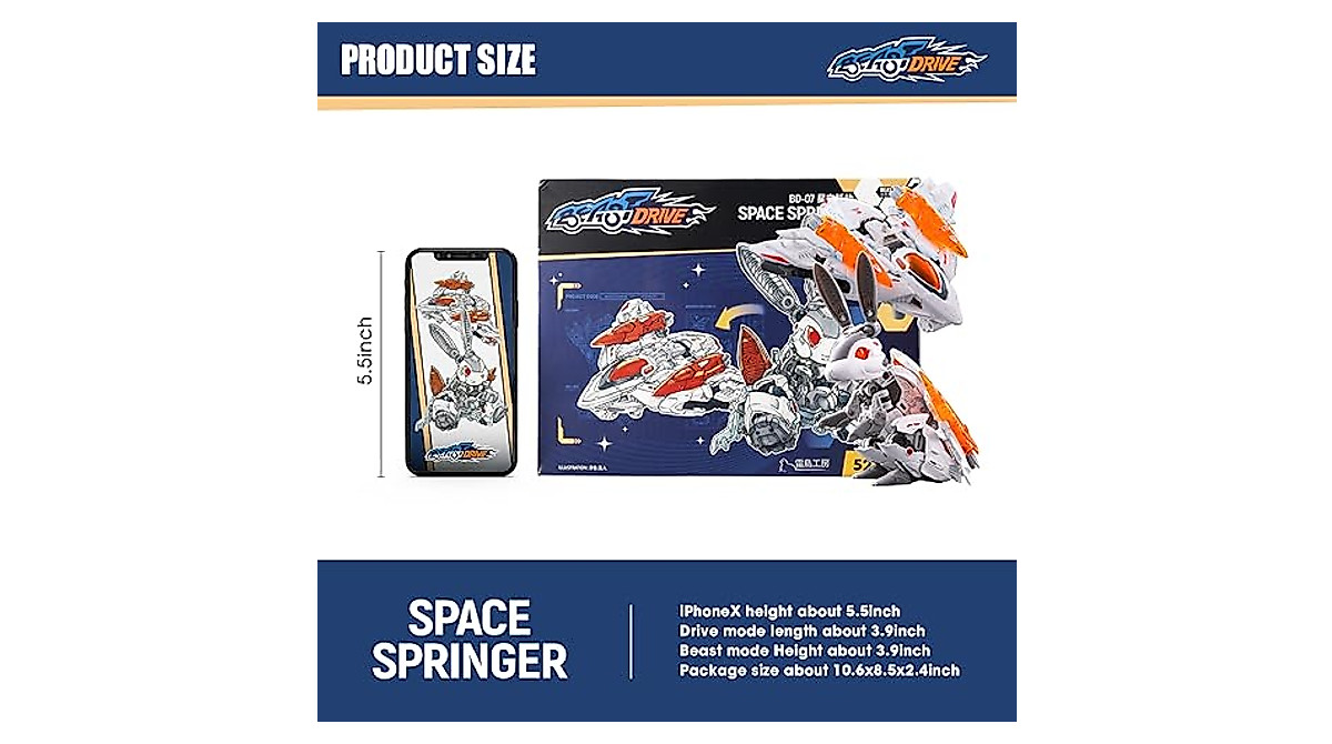 52TOYS BD-07 Space Springer - Transforming Action Figure