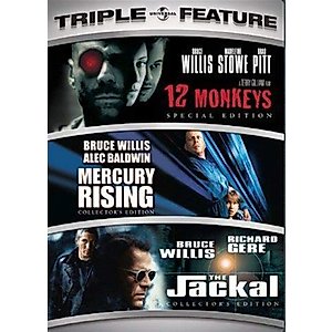 12 Monkeys / Mercury Rising / The Jackal (Three-Pack)
