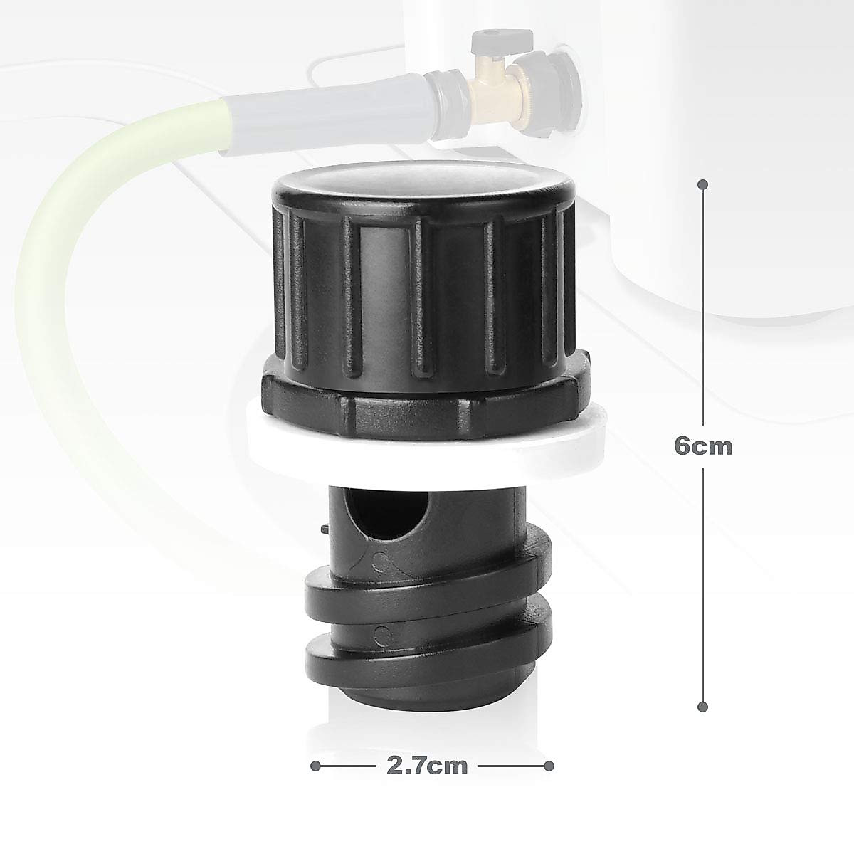 Aieve Drain Plug Hose Connection for YETI Cooler, Cooler Drain Plug Replacement for YETI, Cooler Plug Replacement for YETI Chest